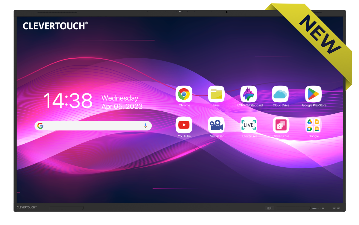IMPACT Lux 2 - Google Certified Interactive Display - Clevertouch Technologies Germany